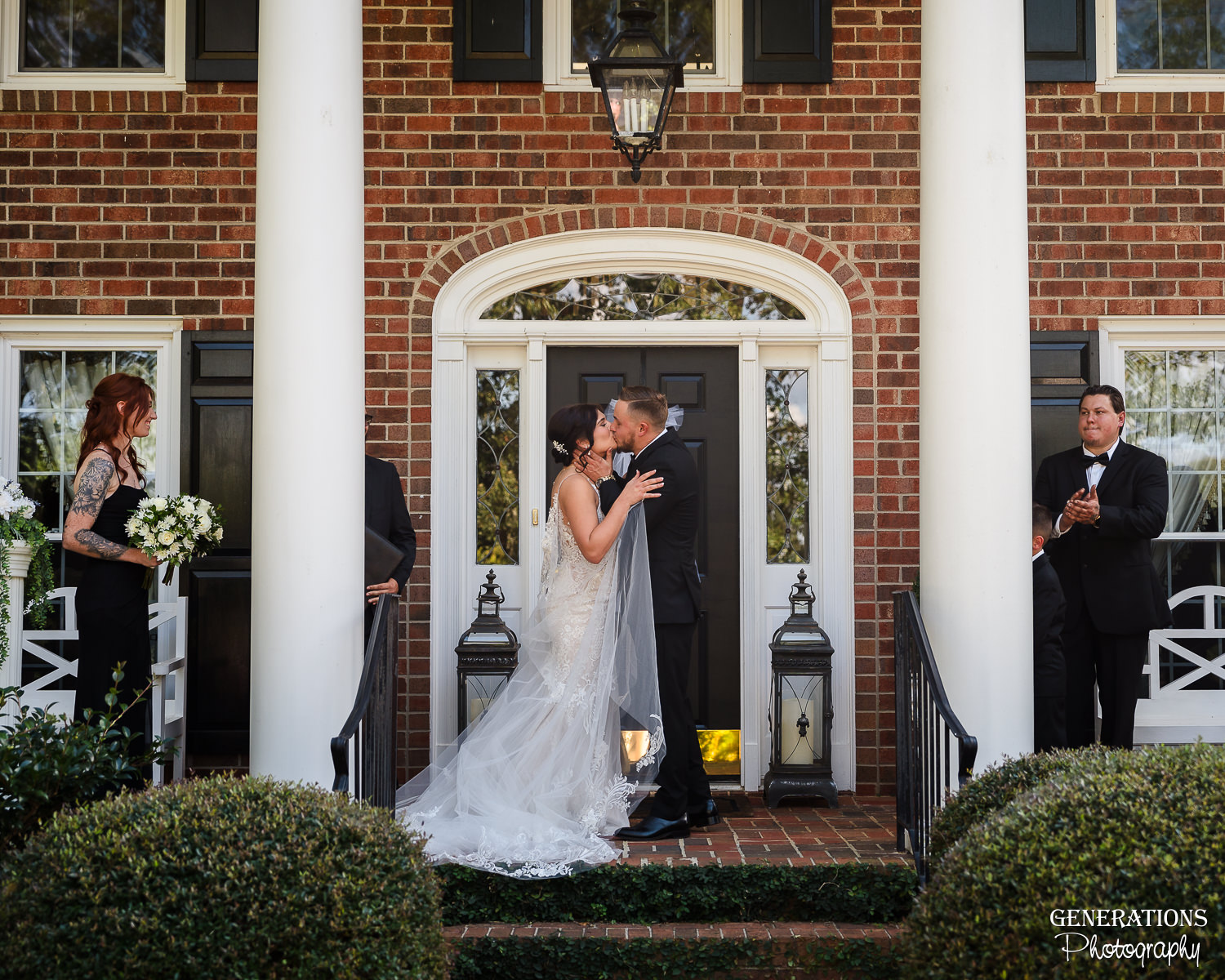 Emily and Tripp's wedding day at Holcombe's Estate Venue - genfoto.com blog