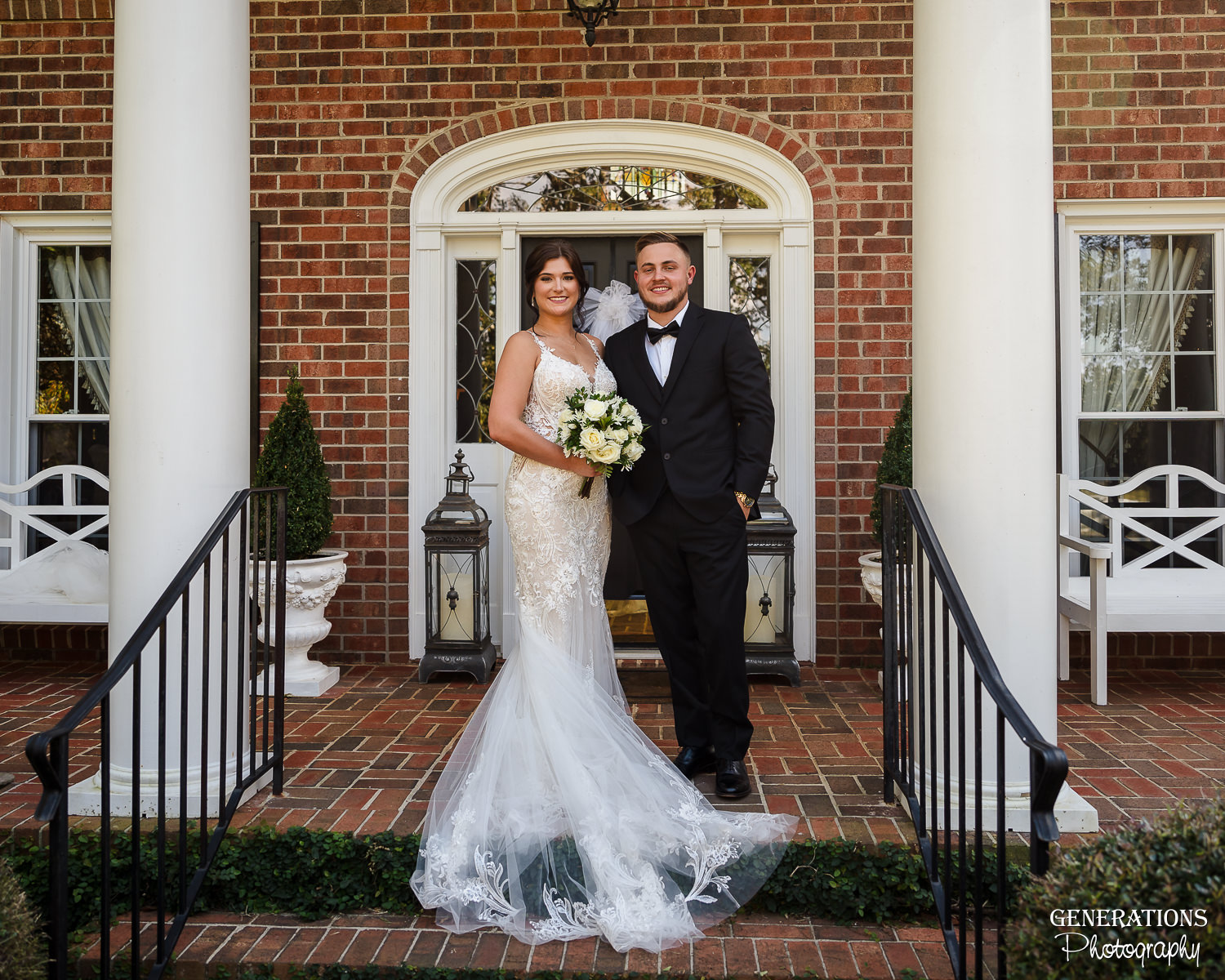 Emily and Tripp's wedding day at Holcombe's Estate Venue - genfoto.com blog